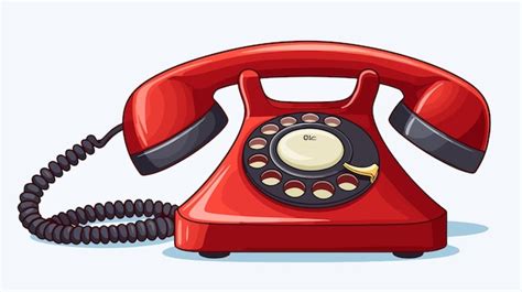 Ilustración Vectorial De Llamadas Telefónicas De Dibujos Animados De