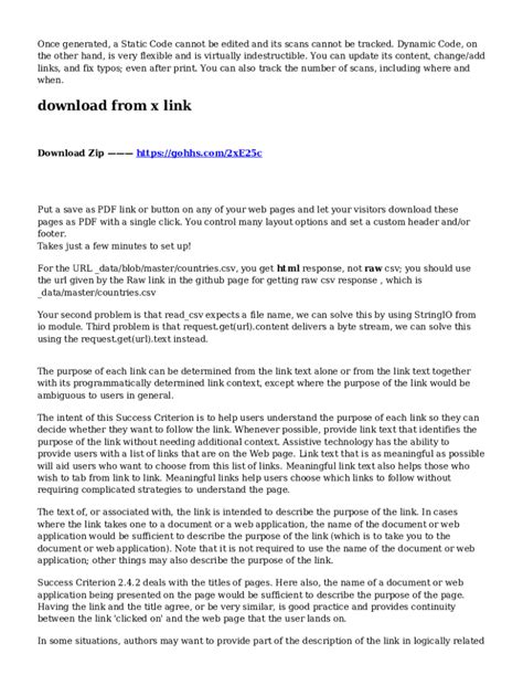 Fillable Online What Is The Difference Between Dynamic And Static Codes