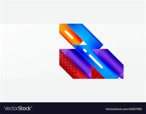 Background Color Abstract Overlapping Stripes Vector Image