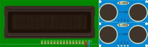 Arduino HC SR ile Mesafe Ölçümü LED LCD BUZZER Kullanarak Bozuk Devre