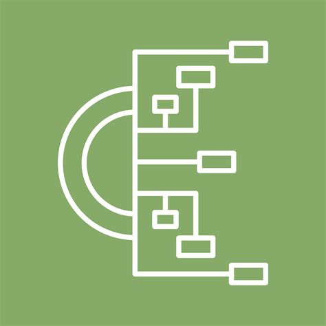 Flowchart Vector Icon 19873327 Vector Art At Vecteezy