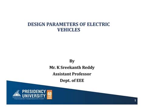 Design Parameters Of Electric Vehicles Ksr Pdf Green Vehicles Auto Type