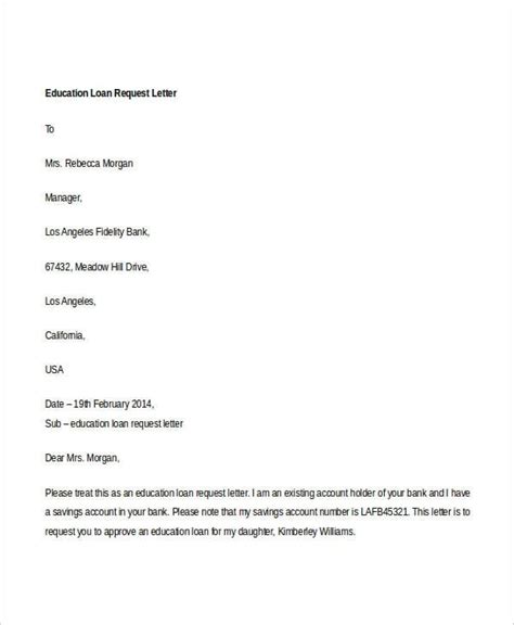 Leave Salary Request Letter Sample Master Of Template Document