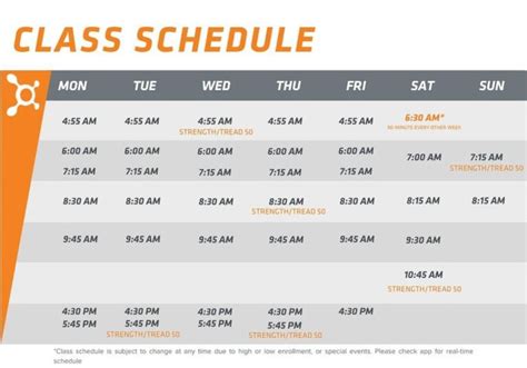 Most Common Orangetheory Class Times And Schedule Updated 2025