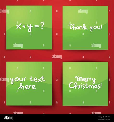 Green Notes Stock Vector Images Alamy