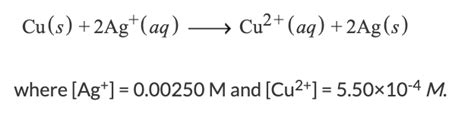 Solved Calculate The Ecell Value At 298 K For The Cell Based