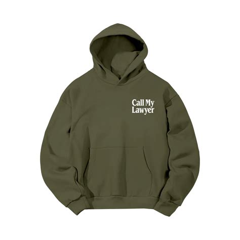 Market Call My Lawyer Hoodie Green