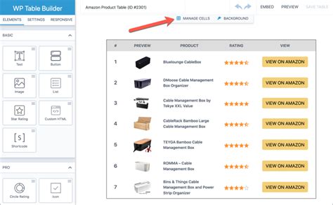 How To Merge Table Cells In WordPress WP Table Builder