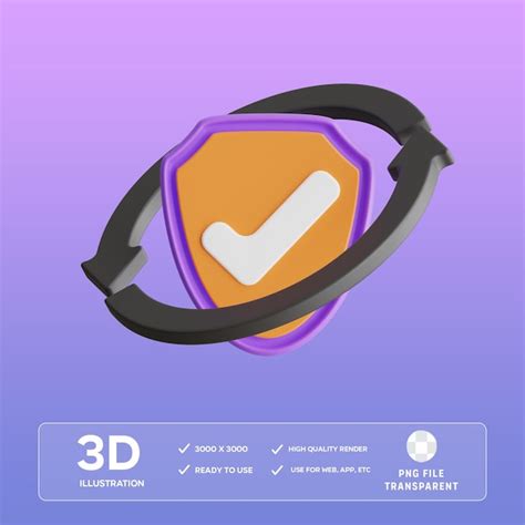 Premium Psd Psd Security System 3d Illustration