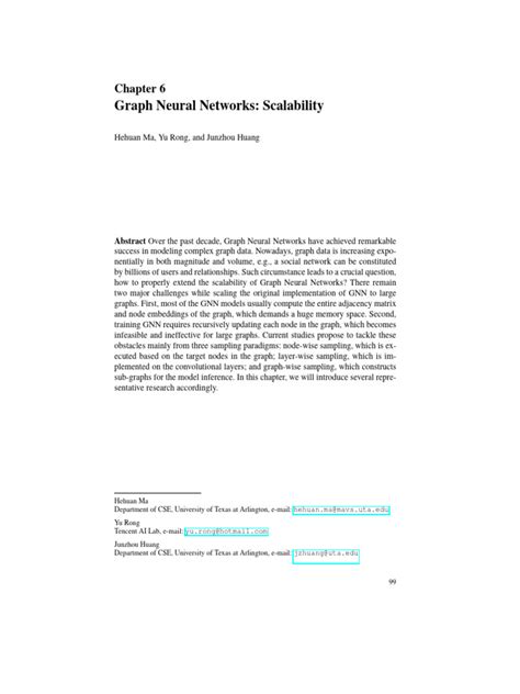 Gnn Foundations Frontiers And Applications Chapter6 Pdf Artificial Neural Network Applied