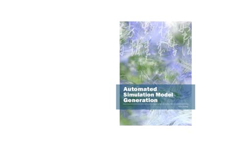 pdf automated simulation model generation