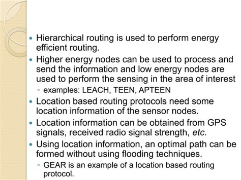 Routing Protocols In Wsn Pptx Internet Of Things Internet