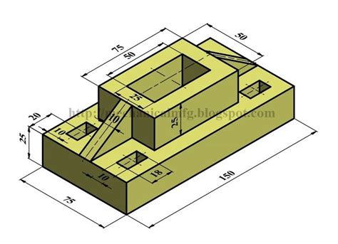 Isometric Drawing Contains Part Design Tutorial If You Want To Understand And See Design Steps