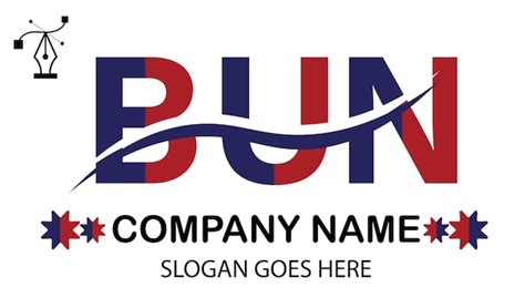 Premium Vector Bun Letter Logo