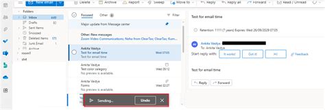 How To Undo A Sent Outlook Email Microsoft Community