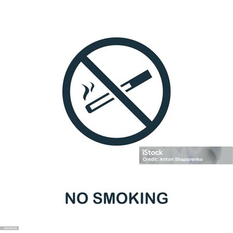 금연 아이콘입니다 화재 안전 아이콘 컬렉션에서 창조적 인 요소 디자인 픽셀 완벽 한 금연 웹 디자인 앱 소프트웨어 인쇄 사용에 대 한 아이콘 0명에 대한 스톡 벡터 아트 및