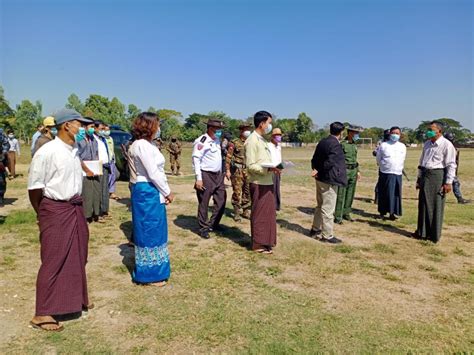 ပဲခူးတိုင်းဒေသကြီး ဝန်ကြီးချုပ် နတ်တလင်းမြို့ ဌာနဆိုင်ရာဝန်ထမ်းများ မြို့မိမြို့ဖများနှင့်တ