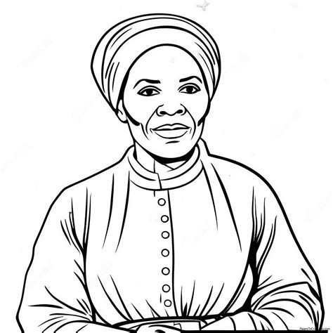 Harriet Tubman Historical Figure Coloring Page 53812 43373