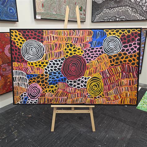 Betty Mbitjana 900 Mm X 1500 M Mandel Aboriginal Art Gallery