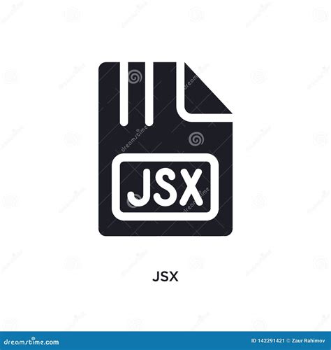jsx isolated icon simple element illustration from programming concept