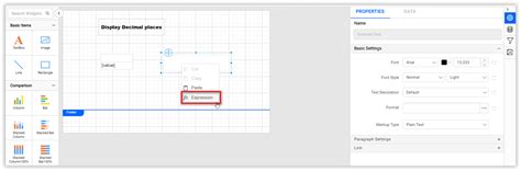 Displaying Decimal Places In Bold Reports