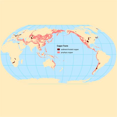 Map Global Assessment Of Undiscovered Copper Resources U S Geological Survey