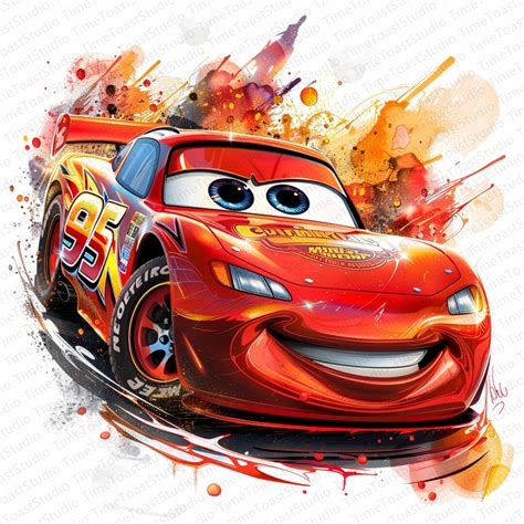 Lightning Mcqueen Png Domineering No 95 Red Lightning Mcqueen Car