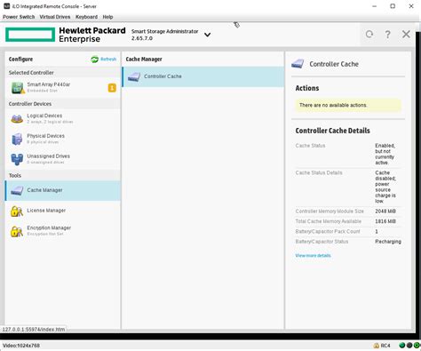 HP Smart Array Cache Module Status Degraded Internet Lab Ru