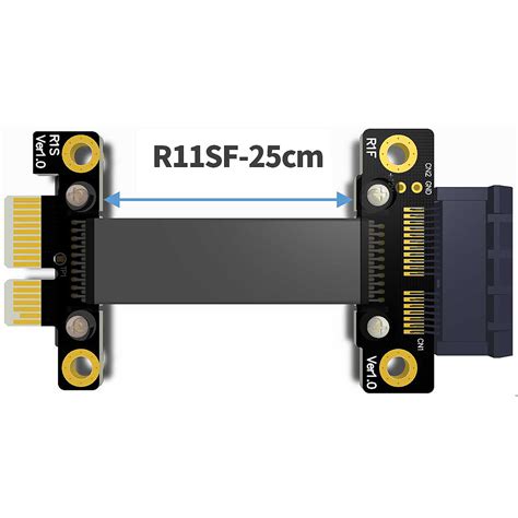 Pcie 3 0 X1 To X1 Extension Cable 8g Bps High Speed Pci Express X1 Riser Card Extender Ribbon