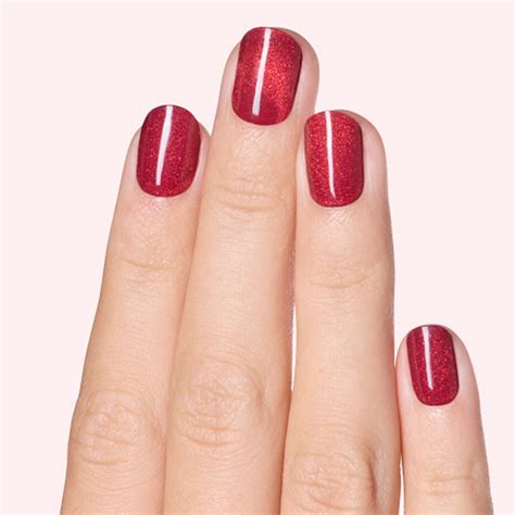 Ruby Red Apple Magnetic Red Semi Cured Gel Strips Dashing Diva