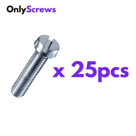 M4 X 10mm Slotted Chhd Ss 304 Screw Dia 4mm Length 10mmpack Of 25