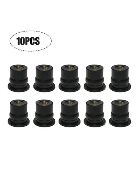 10x M4 M5 M6 Rubber Goed Moer 4mm Mm Universele Mo Vicedeal