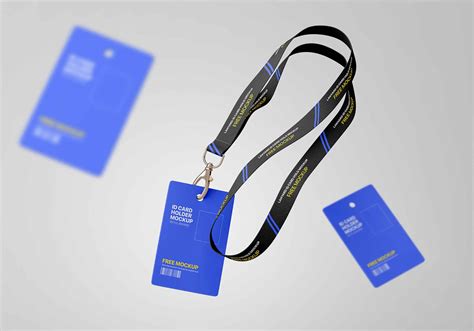 Employee Id Card Holder Mockup Psd