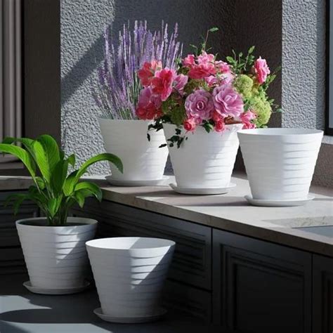 Plastic Cup Shape Flower Pot At ₹ 225piece In Bengaluru Id