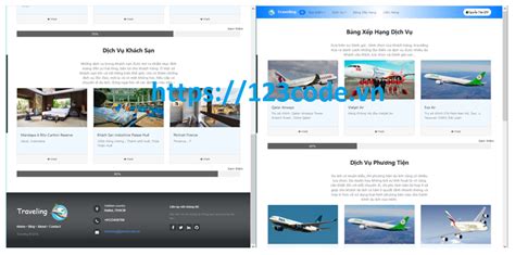 báo cáo kèm source code website du lịch php codeigniter framework