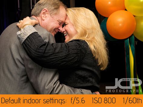 Default Indoor DSLR Camera Settings With External Flash F 5 6 ISO 800 1 60th Jason Collin