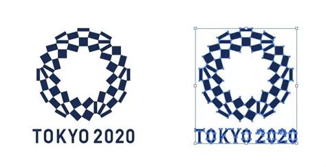 2020年東京オリンピックのロゴマーク 【イラレ・eps素材】イラストレーター ベクトル パスデータ保管庫 ロゴマーク オリンピック