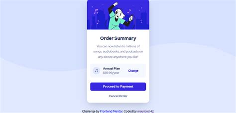 Github Maucarraszorder Component A Challenge For Frontendmentor