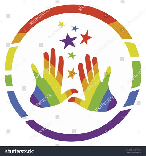 Set Gender Symbols Stylized Silhouettes Male Stock Vector Royalty Free