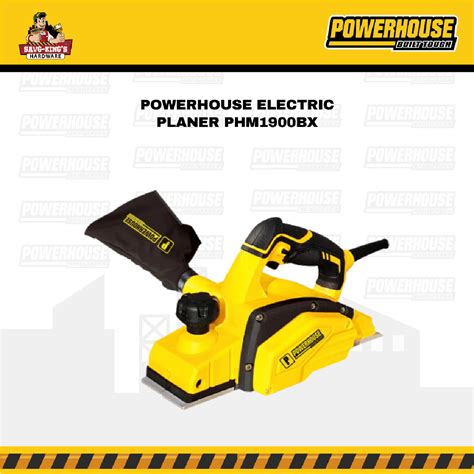 Powerhouse Electric Planer Phm1900bx Savg Kings Hardware Trading