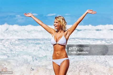 Model Sunbathing Beach Photos And Premium High Res Pictures Getty Images
