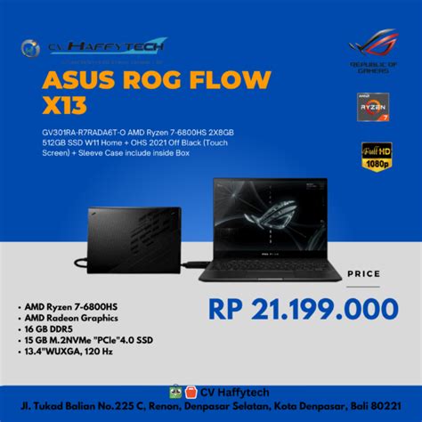 Asus Rog Flow X13 Bali