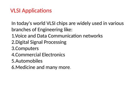 VLSI MODULE On Semiconductor Industry Pptx