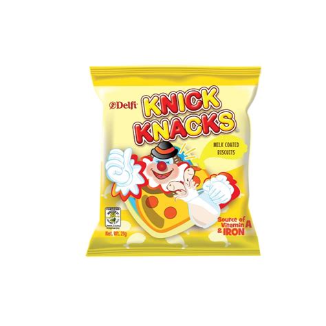Knick Knacks Coated Biscuits Milk 21g Shopee Philippines