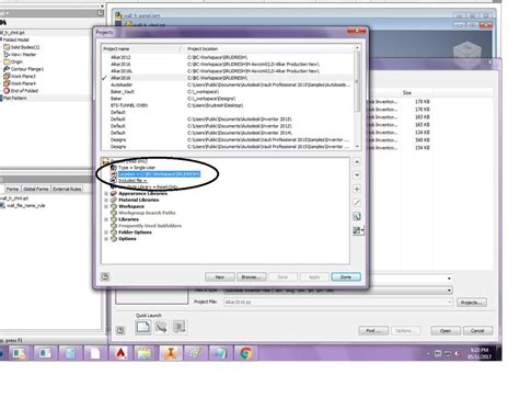 Solved Looking For Ilogic Code To Get Project File Path Autodesk