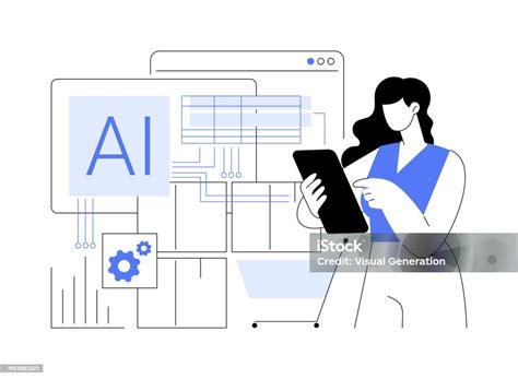 Aipowered Predictive Stocking Abstract Concept Vector Illustration Stock Illustration Download