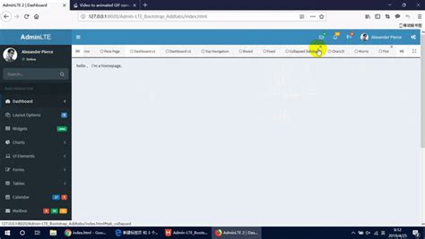 Lte Admin 模板实现sidebar菜单联动tabs页签lteadmin Csdn博客