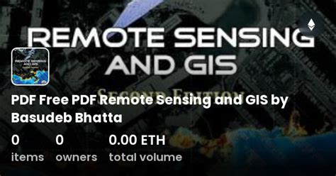 pdf free pdf remote sensing and gis by basudeb bhatta collection