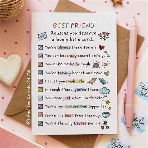 Small Notes For Best Friend Birthday Cute Things To Write In Your