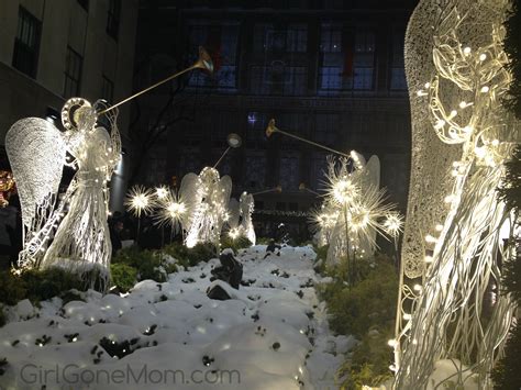 Wordless Wednesday Rockefeller Center Tree And Angels At Christmastime